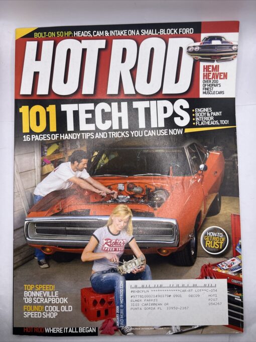 Hot Rod Magazine January 2009 Issue - clodmodracing.com